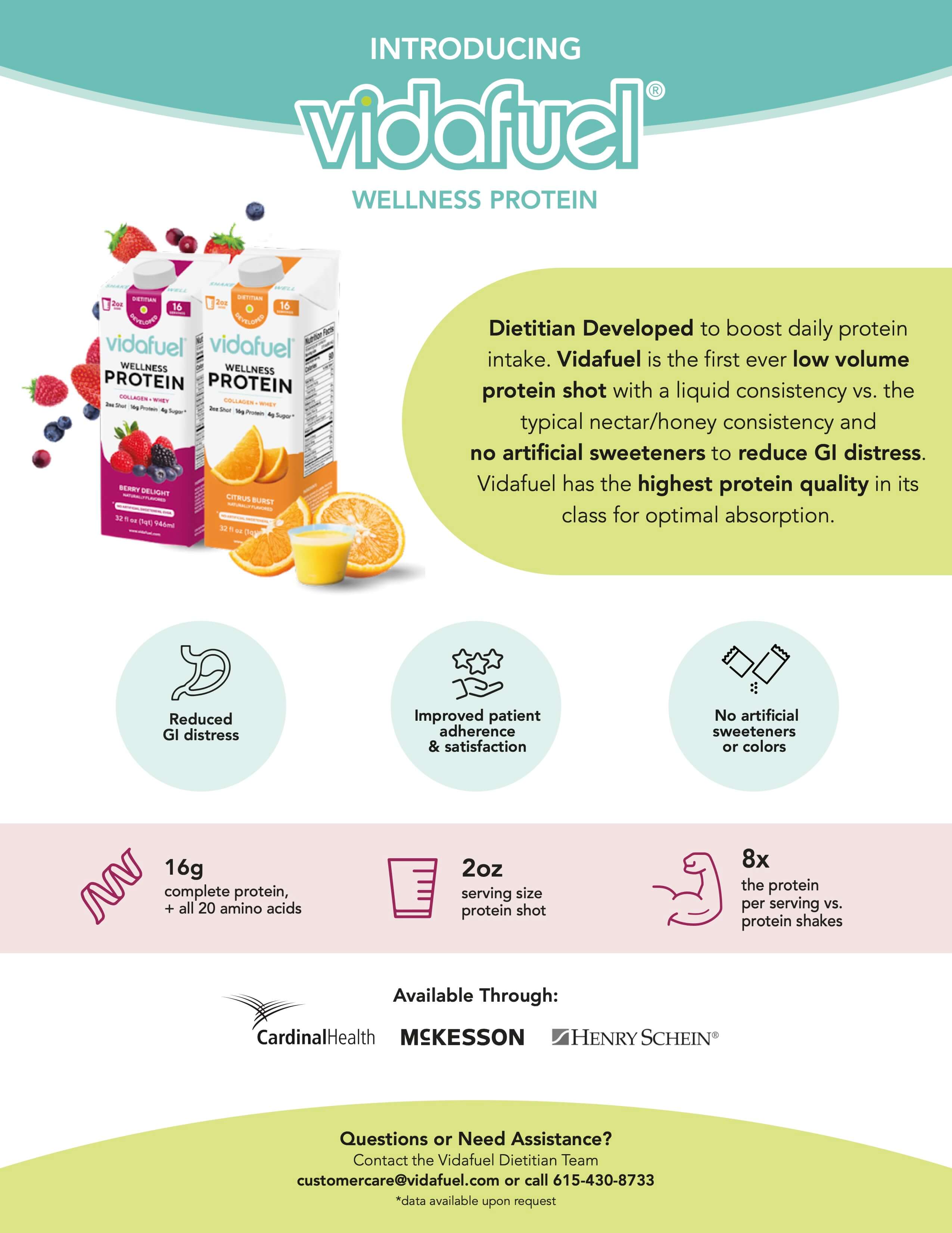 Healthcare Professionals: Innovative Nutritional Products – Vidafuel